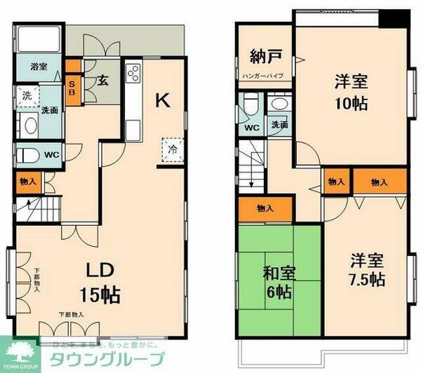 祖師ヶ谷大蔵駅（徒歩12分)東京都世田谷区砧2丁目(賃貸一戸建・3SLDK・--・118.39㎡・(株)タウンハウジング東京 明大前店)の詳細情報｜賃貸スタイル（物件ID213136358015）